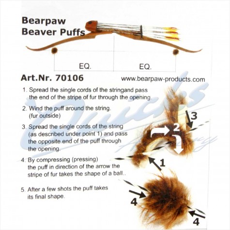 Beaver Puff String Silencers : Quicks Archery