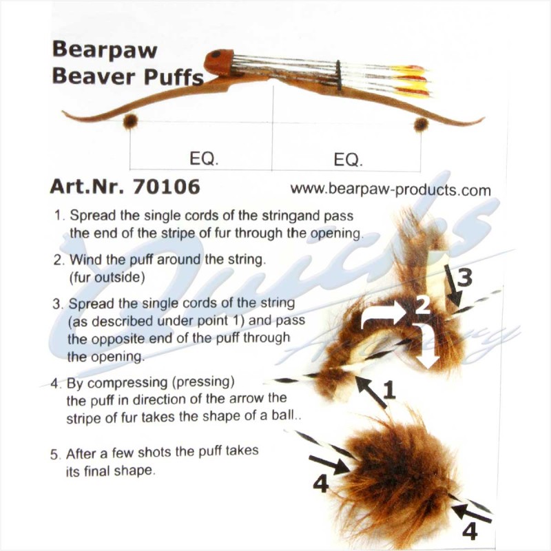 Beaver Puff String Silencers : Quicks Archery