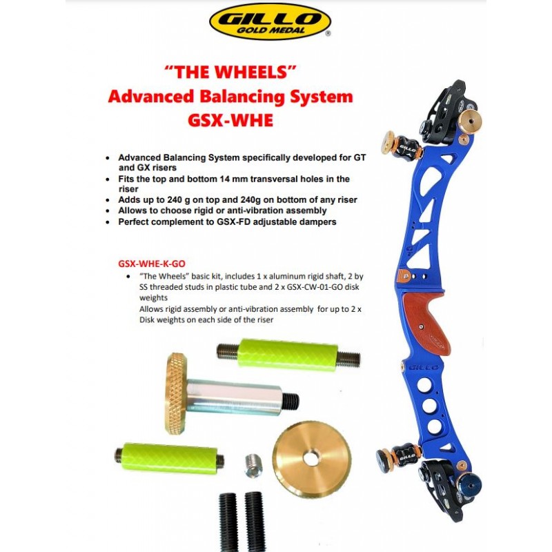 Gillo spare weight for Wheels Kit: Quicks Archery