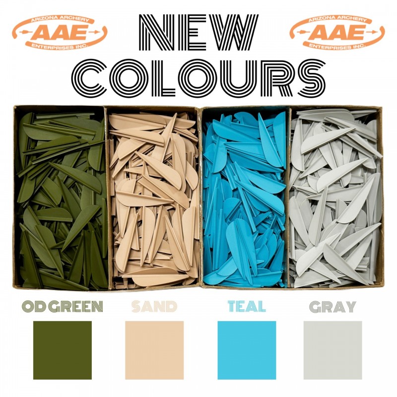 Plastic Vanes : AAE Plastifletch EP Vanes (per doz)